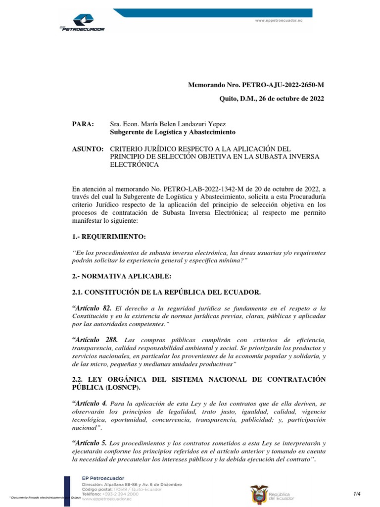 Respuesta PETRO-AJU-2022-2650-M | PDF