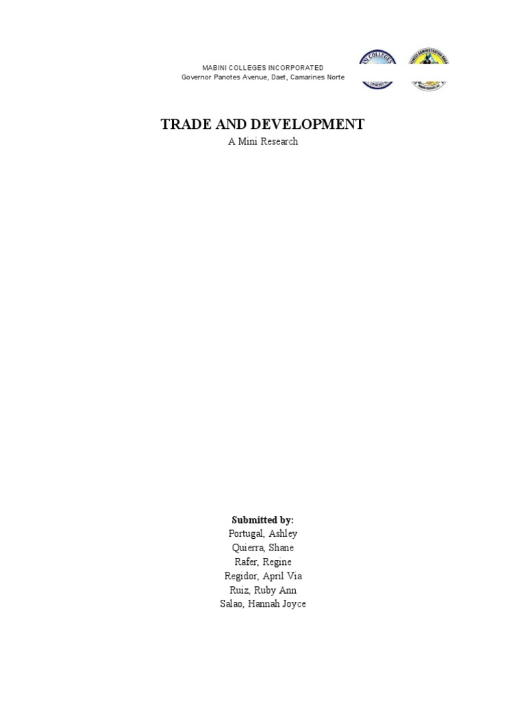 Economics - Trade and Development .. | Download Free PDF | Poverty ...