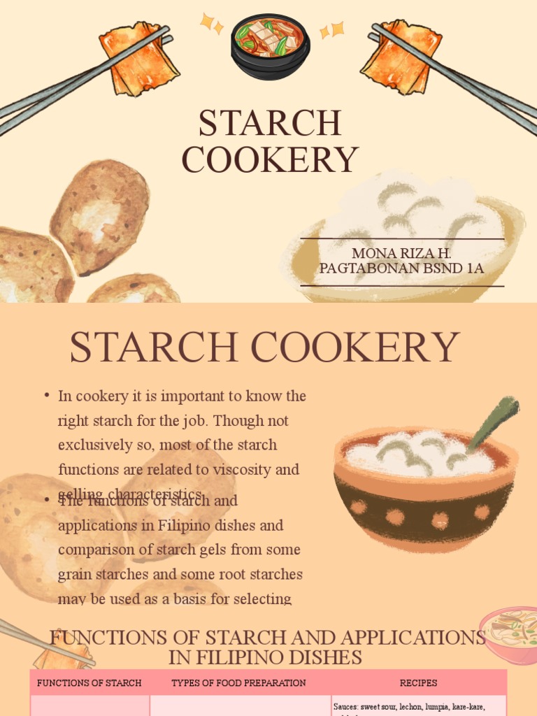 Starch Cookery | PDF | Starch | Cooking