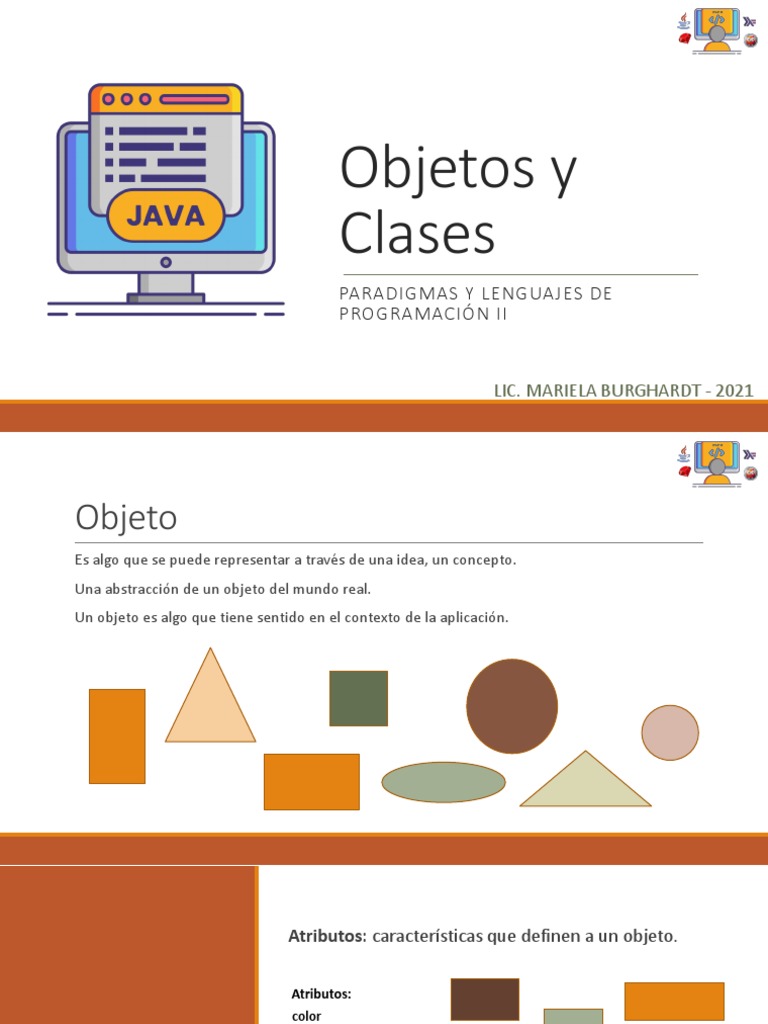 Objetos y Clases - Java | PDF | Objeto (informática) | Clase ...