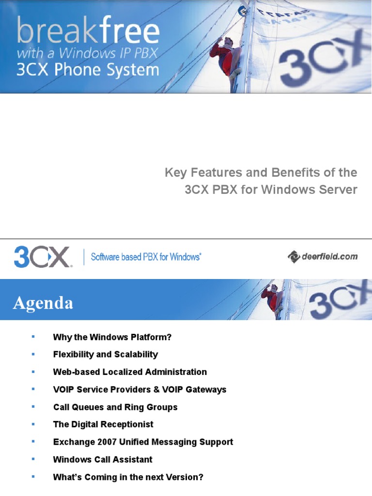 Key Features and Benefits of The 3CX PBX For Windows Server | PDF ...