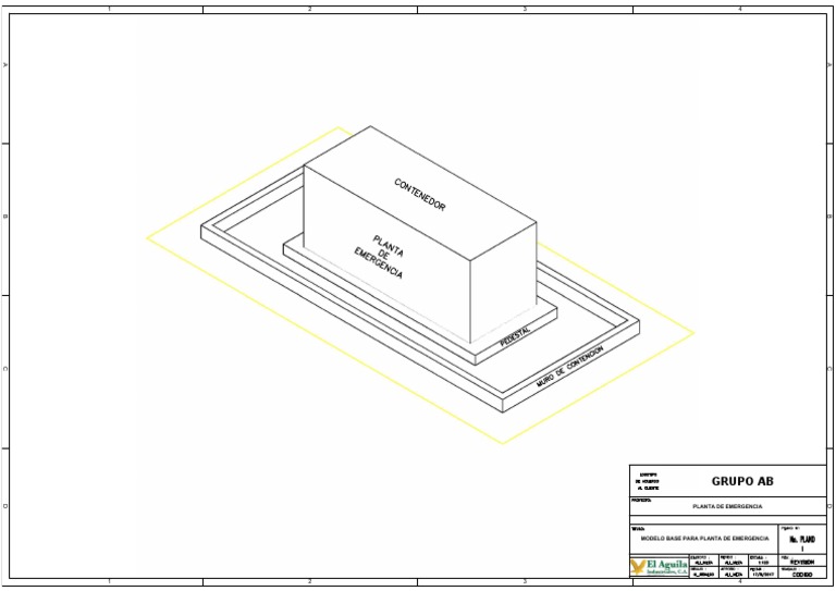 Modelo Base para Planta de Emergencia | PDF