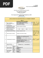 PACRA Form 3: Company Registration Guide | PDF