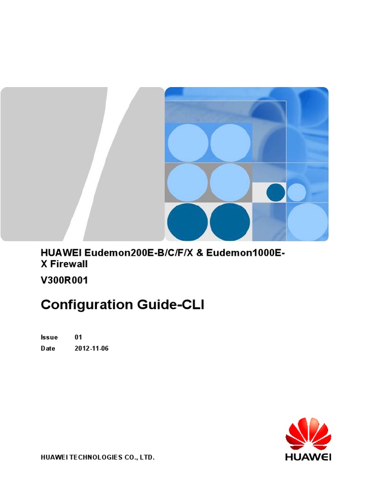 Eudemon200E-B&C&F&X & Eudemon1000E-X V300R001 Configuration Guide-CLI 01 | PDF | File Transfer ...