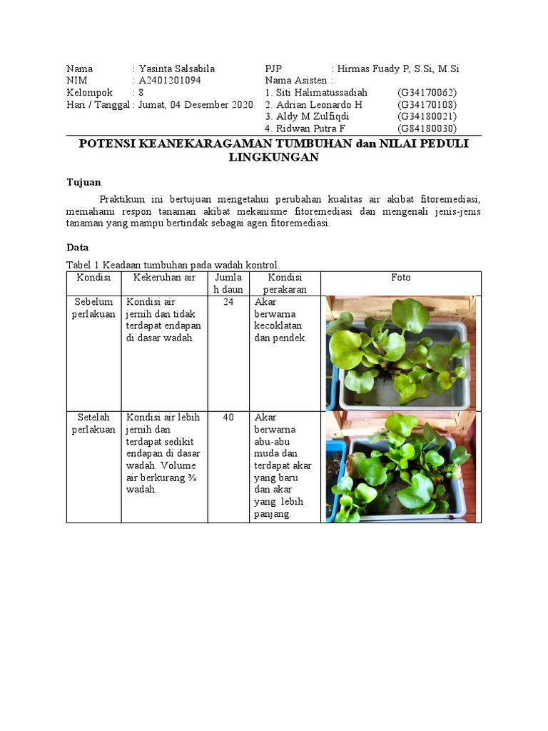 Laprak Bio 11-2 | PDF