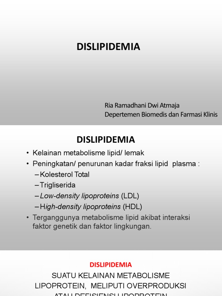 K-5 Dislipidemia | PDF
