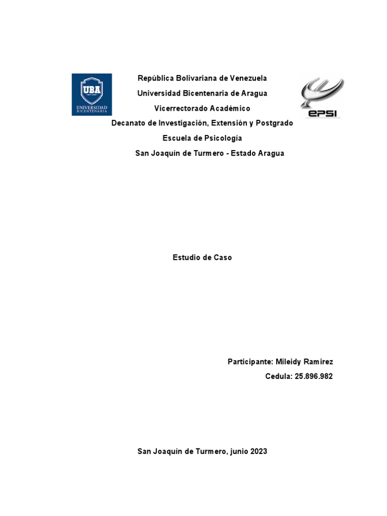 Actividad Sumativa #3 - Unidad II - Trabajo Práctico Psicológico ...