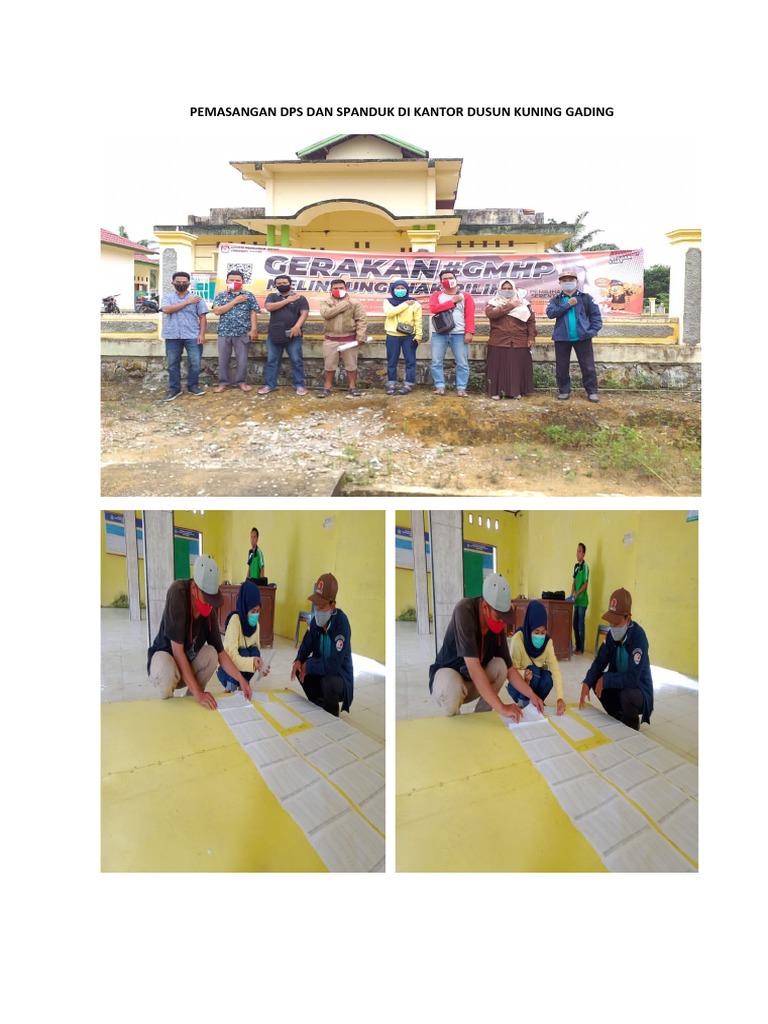 Dokumentasi Pemasangan DPS Dusun Kuning Gading | PDF