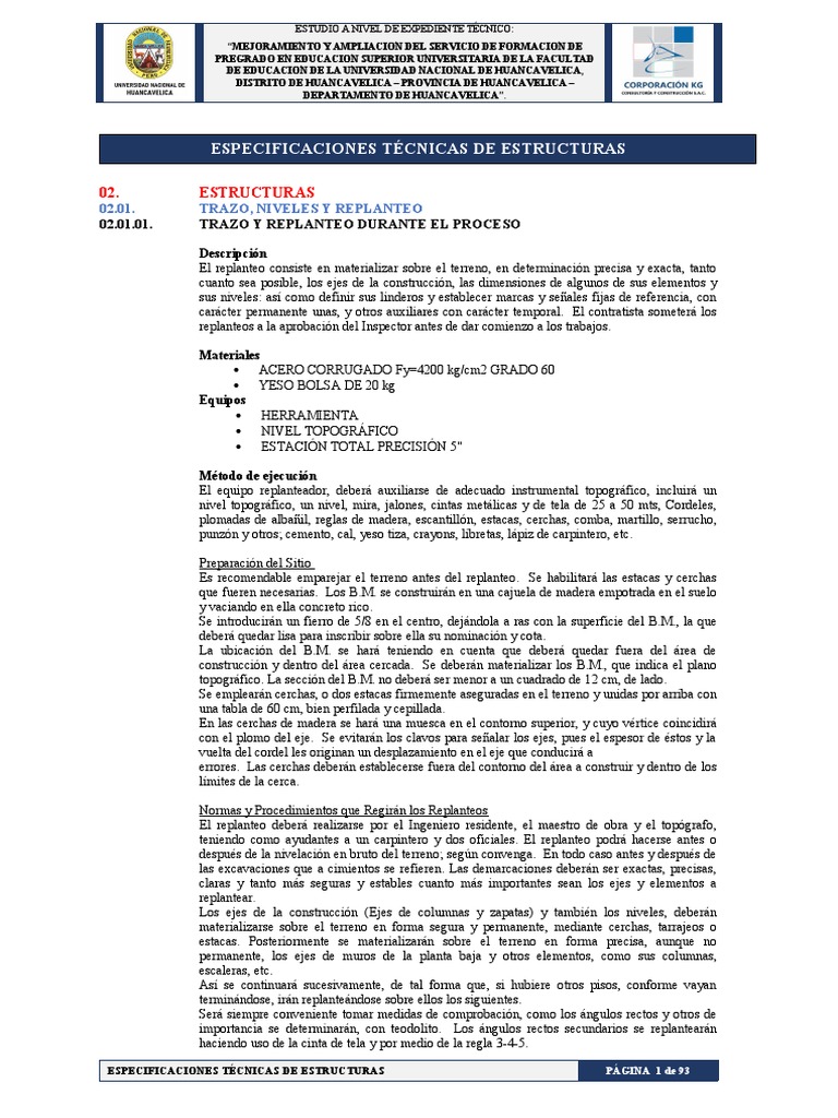 02 EETT Estructuras Rev4.2 | PDF