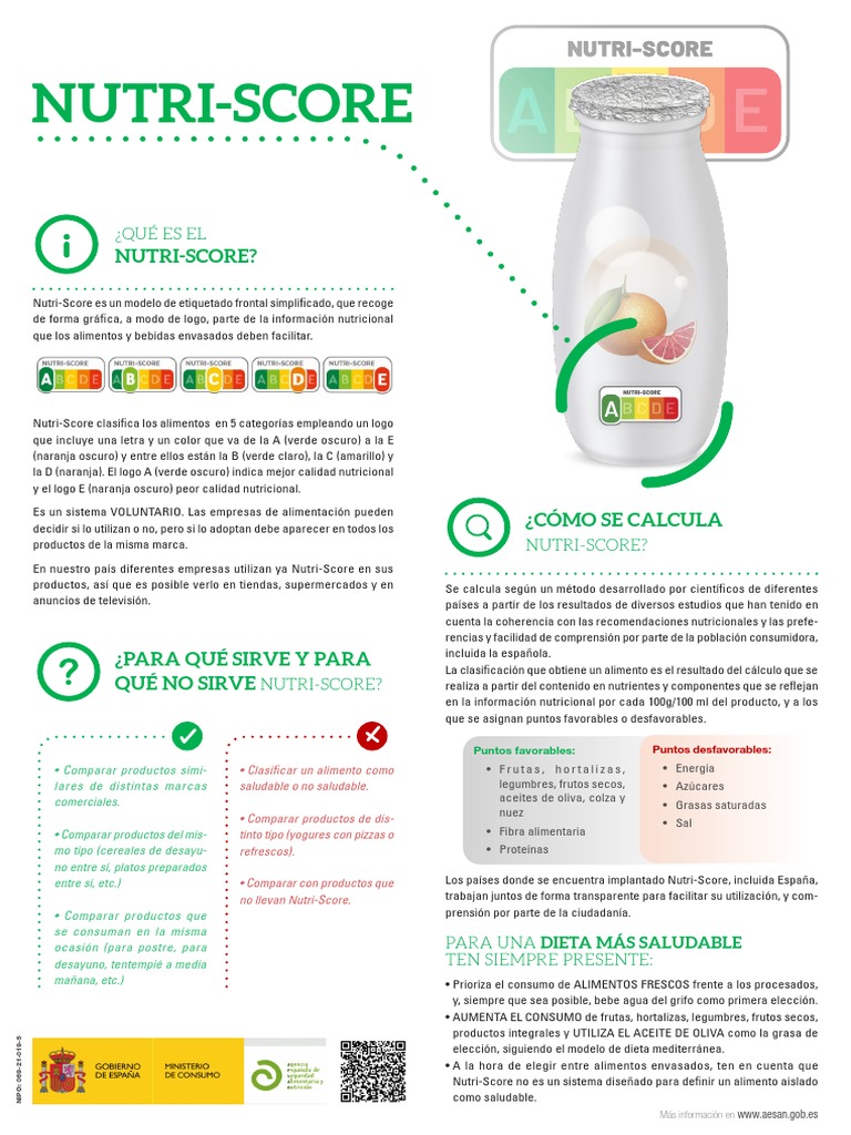 Infografia Nutri-Score | PDF
