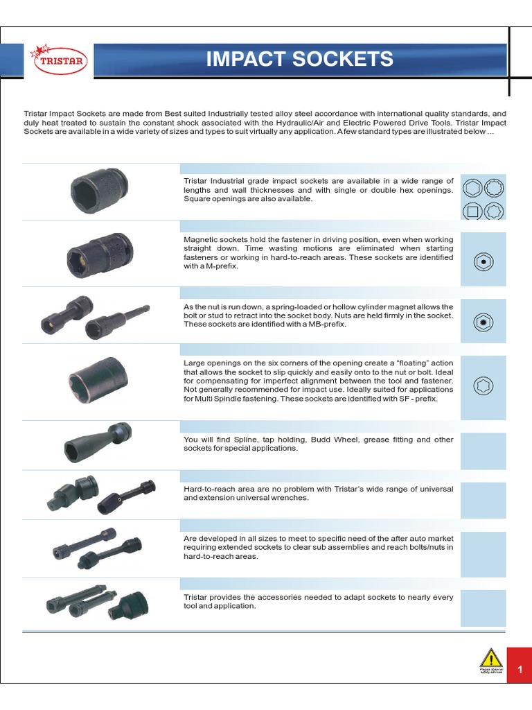 Socket Catalogue | PDF | Screw | Tools