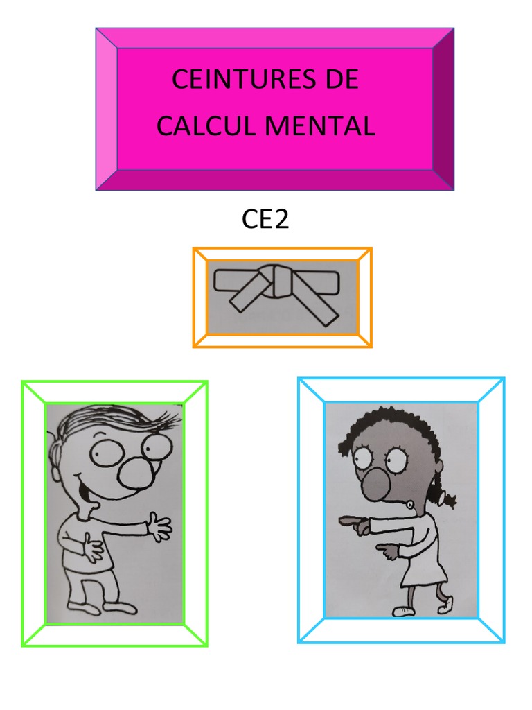 Livret Ceintures de Calcul | PDF