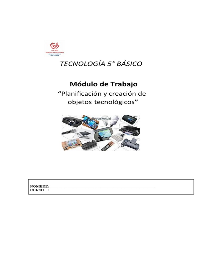 Cuadernillo-Tecnología-5º word | PDF | Cartón | Papel