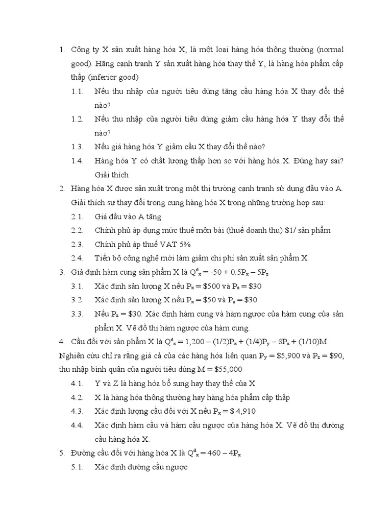 Bai Tap Phan II | PDF