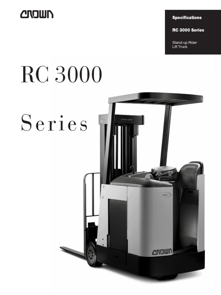 Crown RC3000 | PDF | Elevator | Forklift