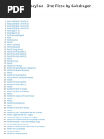 One Piece: Complete Timeline Overview | PDF