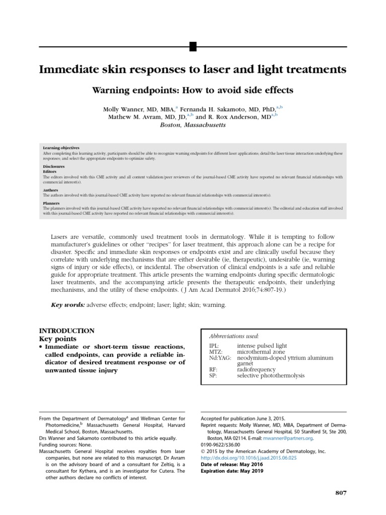 Warning Endpoints How To Avoid Side Effects | PDF
