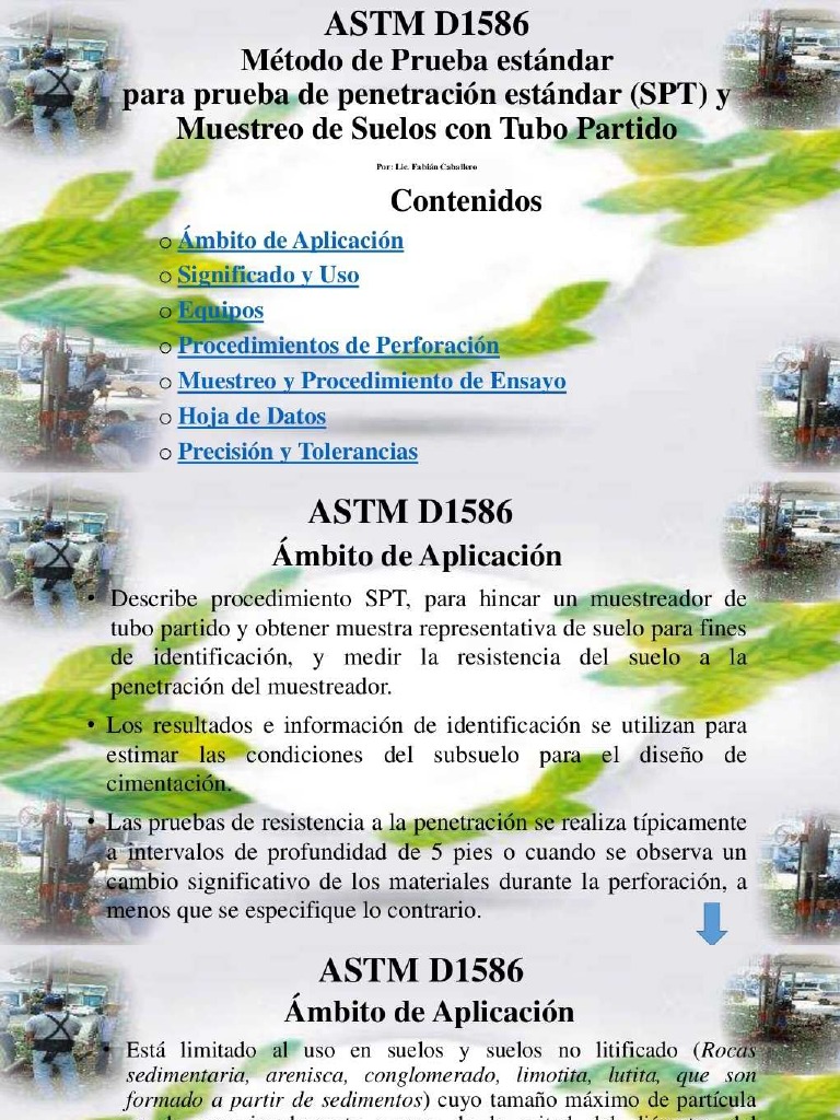 PDF Astm d1586 11 SPT - Compress | PDF