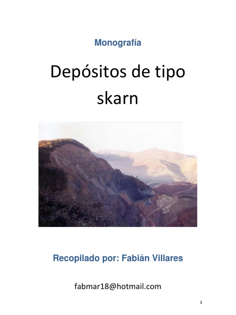 Depósitos de Skarn: Geología y Minerales | PDF | Minerales | Roca ...