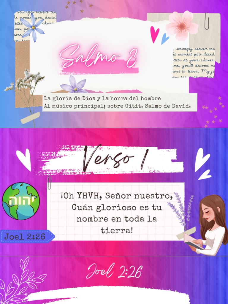 Salmo 8 | PDF | Religión y espiritualidad