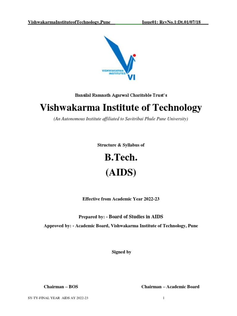 AI and DS - Syllabus&Structure 2022-23 | PDF | Internet Of Things ... AI and DS - Syllabus&Structure 2022-23 | PDF | Internet Of Things ...
