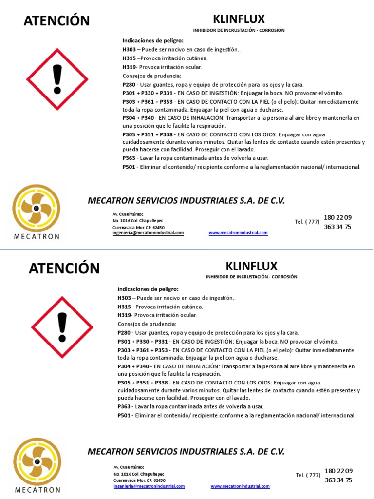 Ayuda Visual Klinflux Inhibidor | PDF