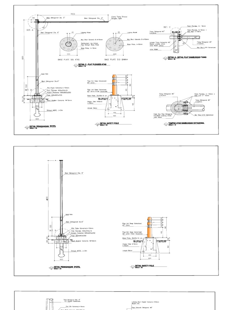 GAMBAR TIANG PCTL TYPE L (3) | PDF