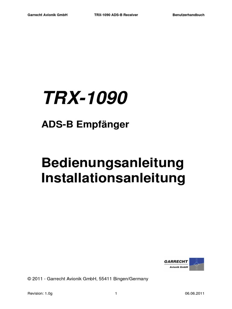 TRX 1090 USR Rev1.0g | PDF