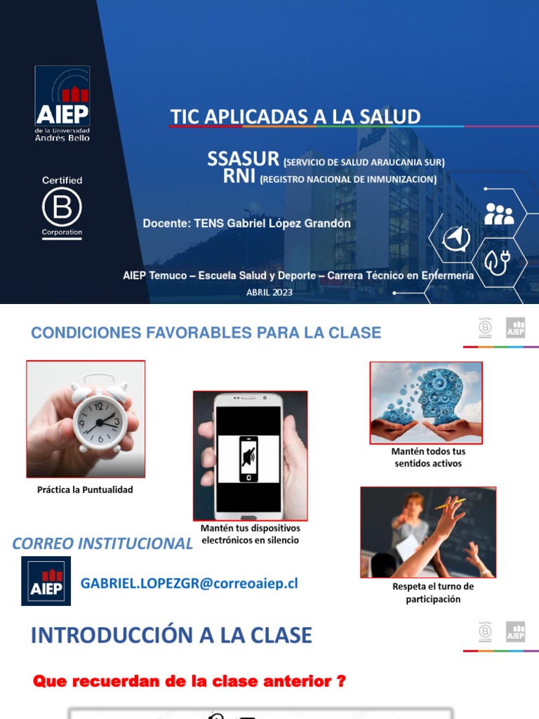 Capacitación en RNI y SSASUR 2023 | PDF