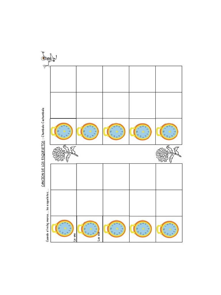 Cancion de Los Esqueletos | PDF