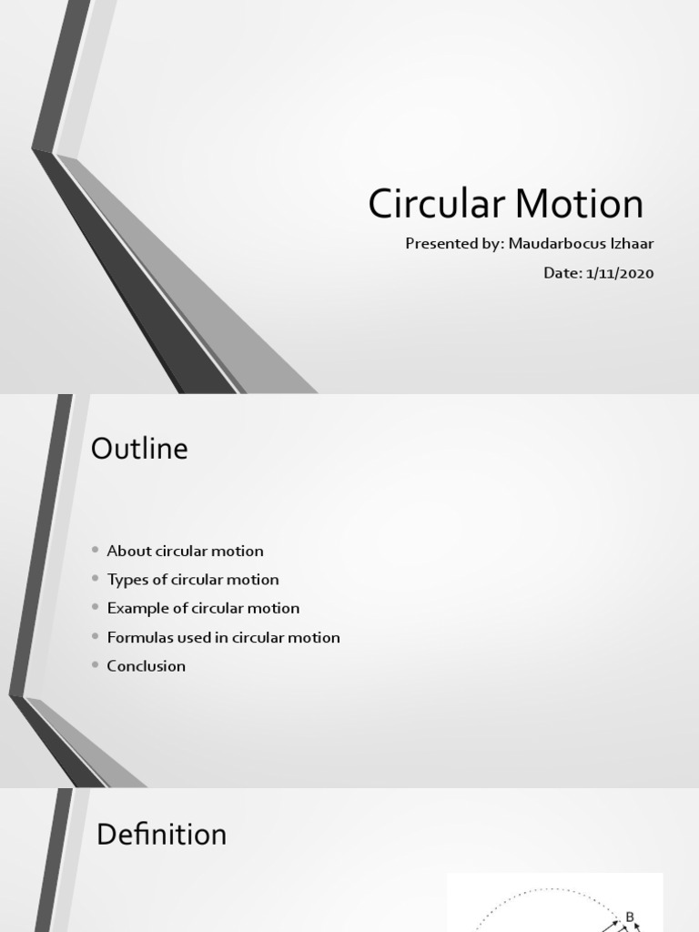 Circular Motion | PDF