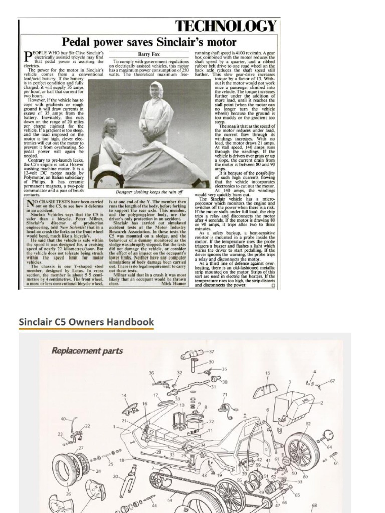 About Sinclair C5 | PDF