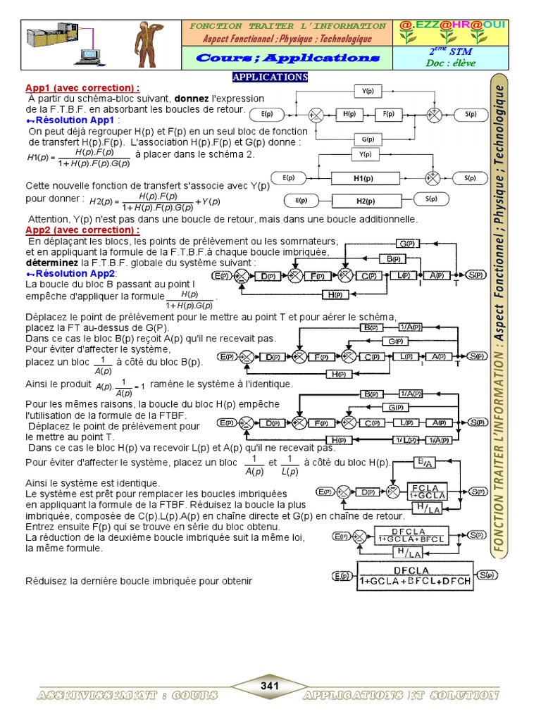 Asservissement Applications Corriges | PDF
