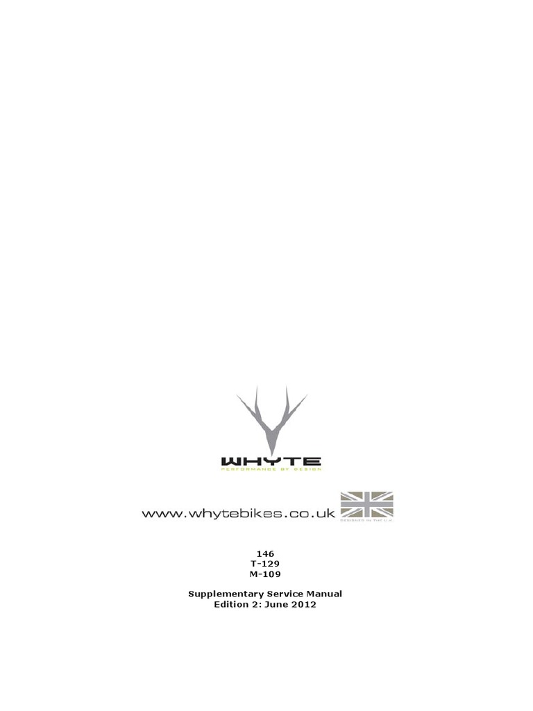 Whyte 146 - T-129 - M-109 Supplementary Service Manual Edn2 (Full Page ...