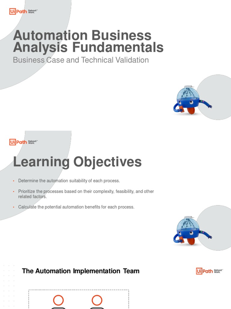 Business Case for Automation Validation | PDF | Automation | Desktop ...