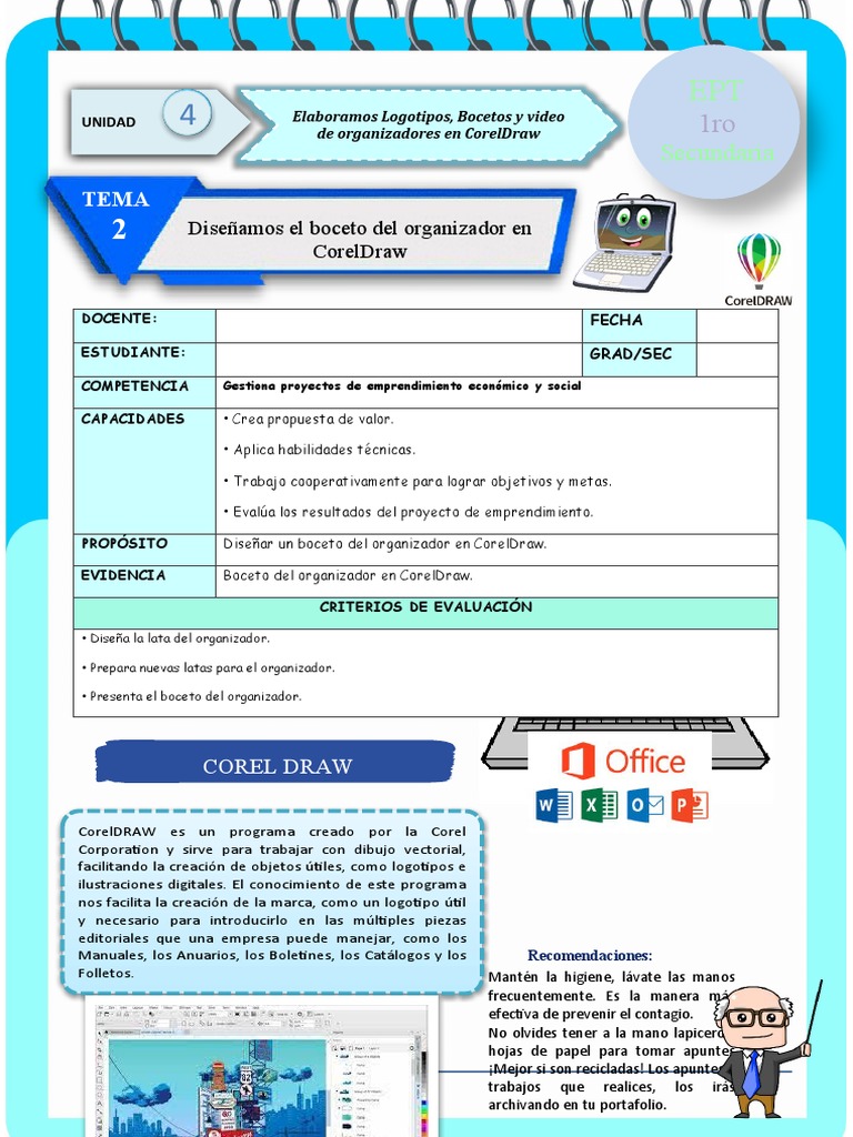 Ficha de Actividad Ept 1°-Semana 2 | PDF