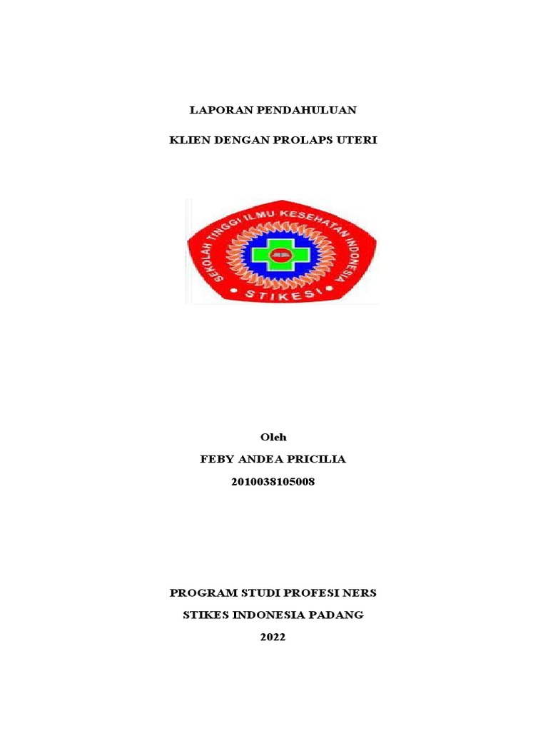 LP - Muhammad Amin - PROLAPS - UTERI | PDF