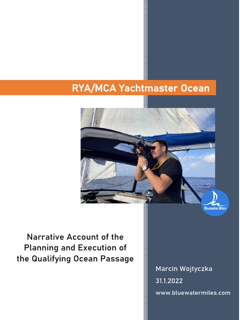 RYA Yachtmaster Qualifying Passage Narrative | PDF