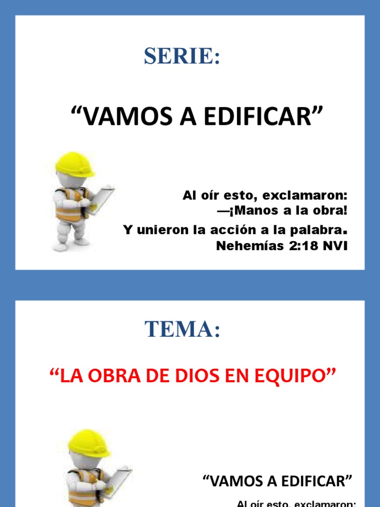 Vamos A Edificar | PDF