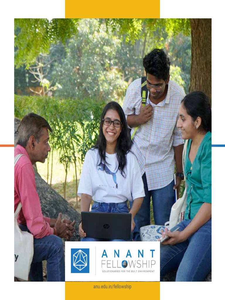 Anant Fellowship Brochure 2023 24 | PDF | Interdisciplinarity | Thought