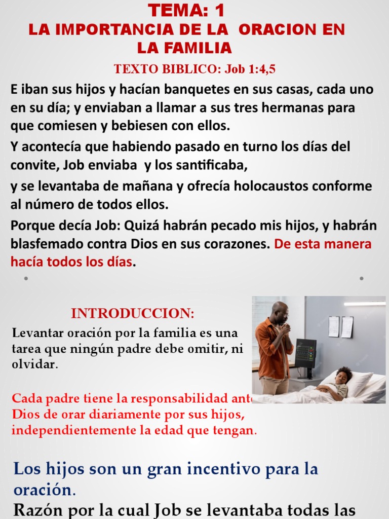 TEMA La Familia y La Oracion | PDF