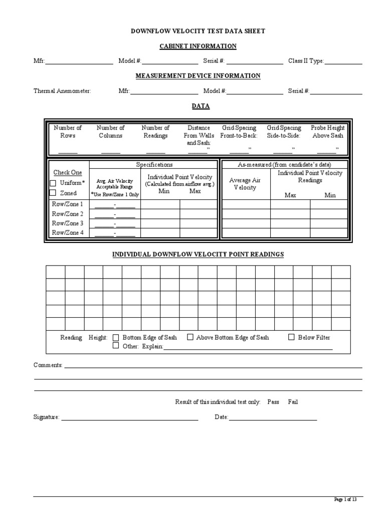 Plantillas de Reporte de Prueba CBS - NSF | PDF