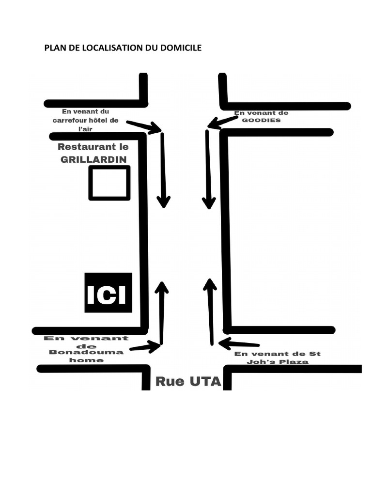 Plan de Localisation Du Domicile | PDF