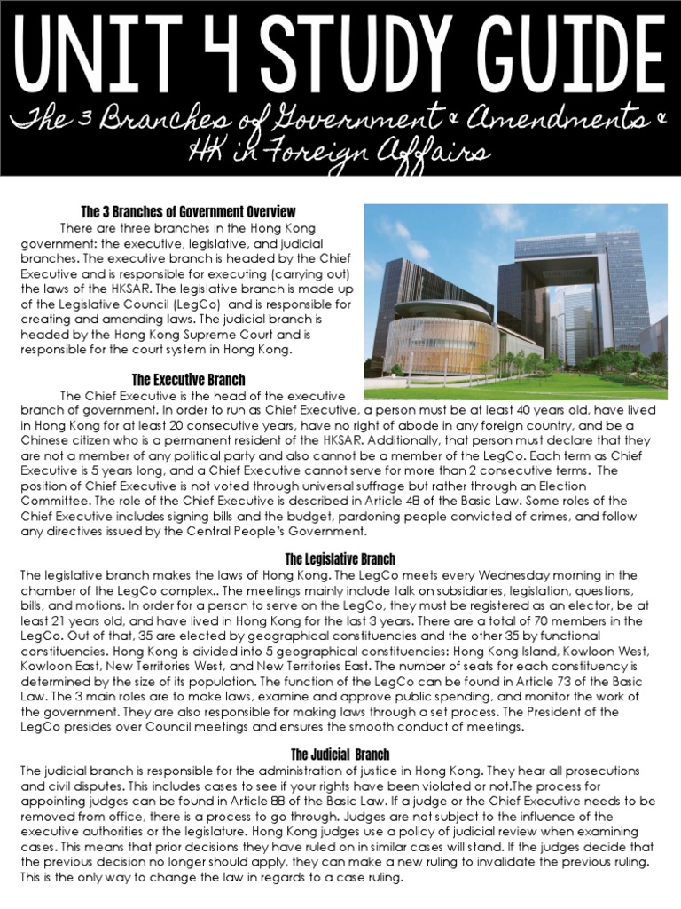 Jacky - HKC Unit 4 Study Guide | PDF