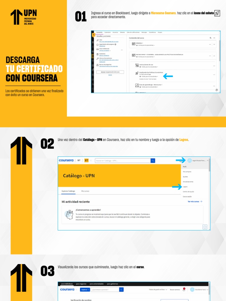 Descarga Tu Certificado de Coursera | PDF