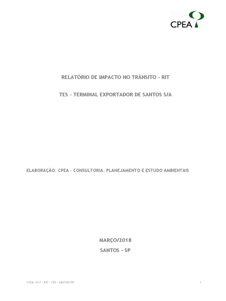 Tes - Terminal Exportador de Santos | PDF