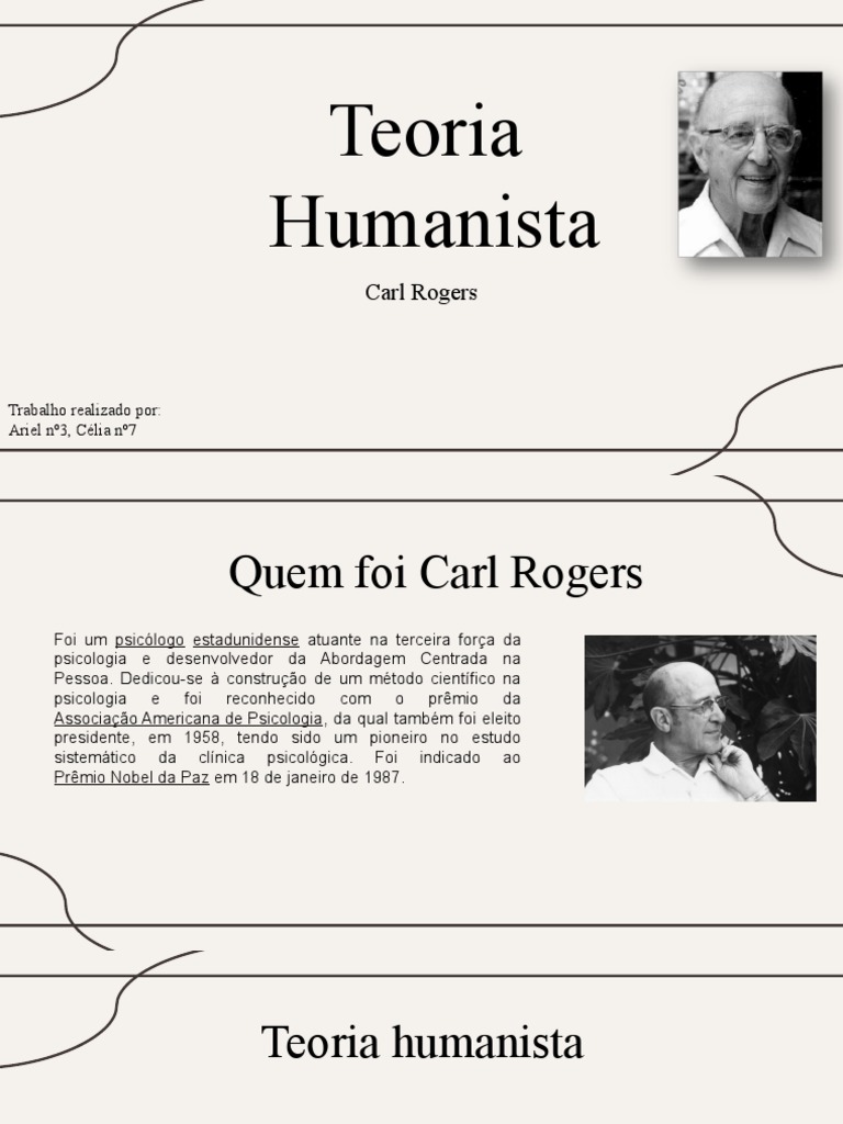 Teoria Humanista de Carl Rogers | PDF