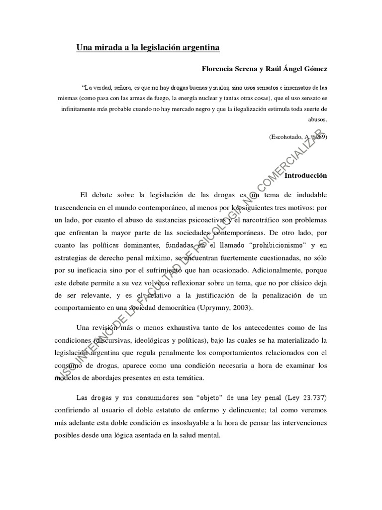 Capítulo 6 | PDF | La dependencia de sustancias | Comercio ilegal de drogas