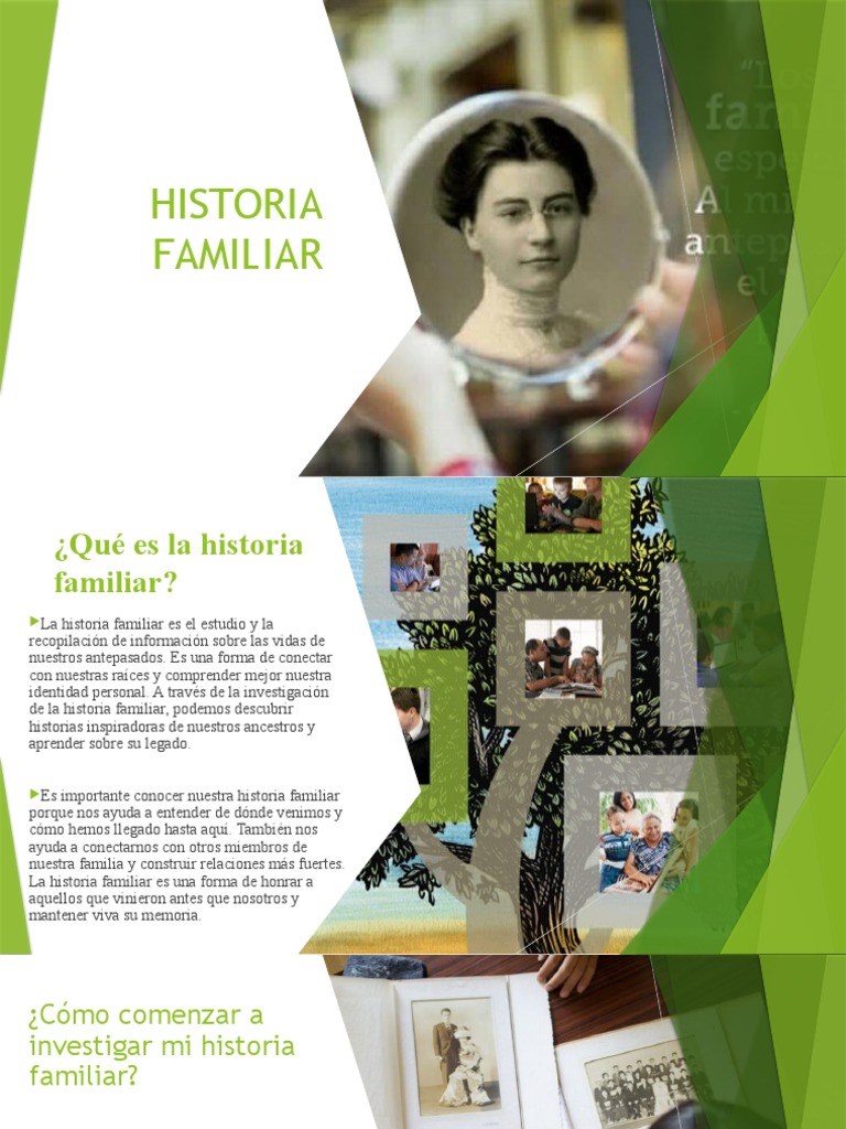 Historia Familiar | PDF | Experiencia