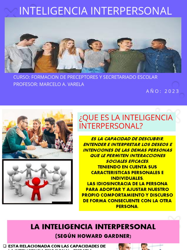Características de la Inteligencia Interpersonal | PDF | Empatía ...